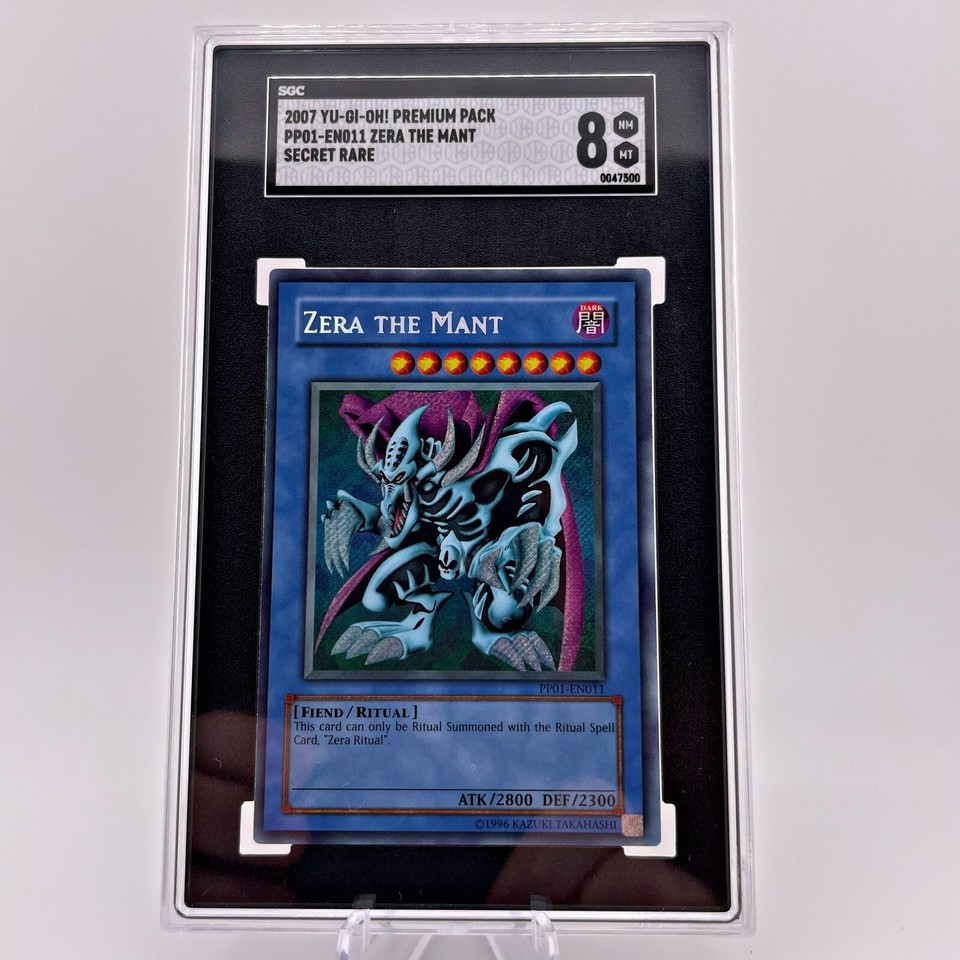 Yugioh Zera The Mant Premium Pack Secret Rare PP01-EN011 Konami 2007 ...