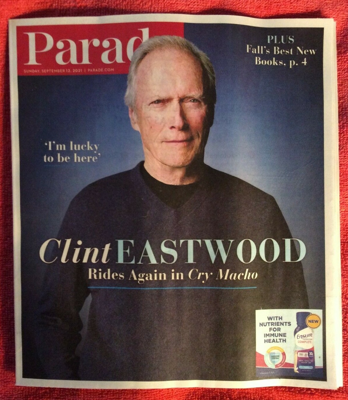 PARADE MAGAZINE SEPTEMBER 12 2021 CLINT EASTWOOD CRY MACHO JESSICA ...
