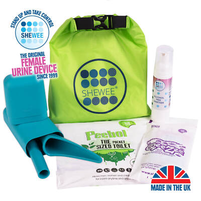 SHEWEE Car and Camp Pack She Can Wee Pee Funnel Urine and Sick Bags ...