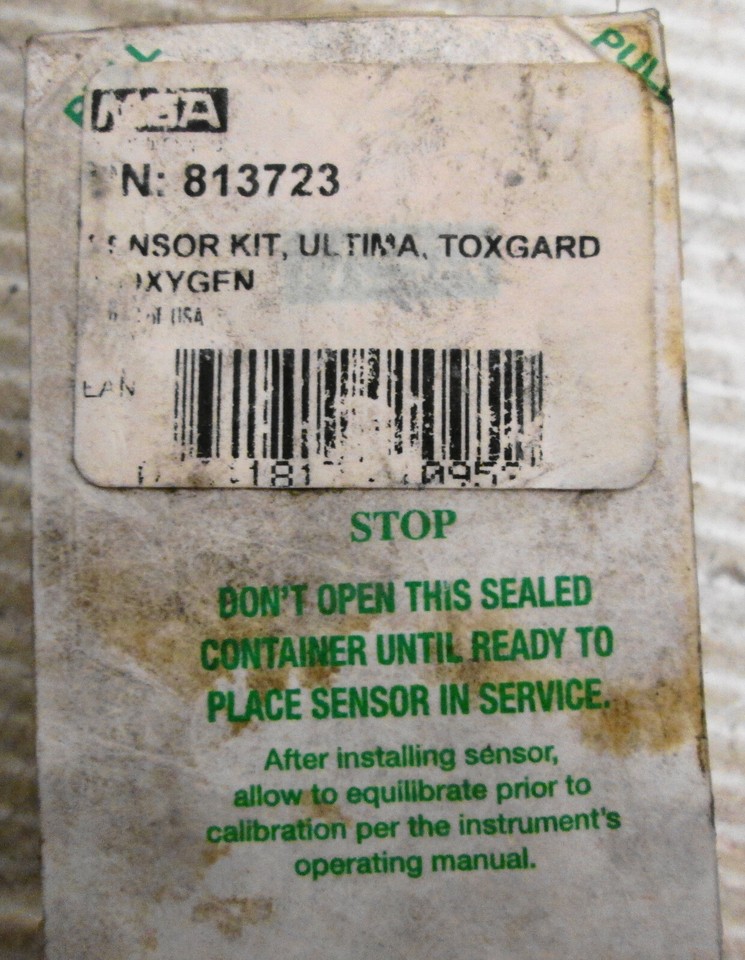 MSA 813723 02 Toxgard Oxygen Sensor Kit | eBay