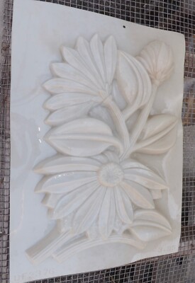 Large Sunflowers MCM Deep Flex Plastic Plaster Paris Chalkware Mold ...