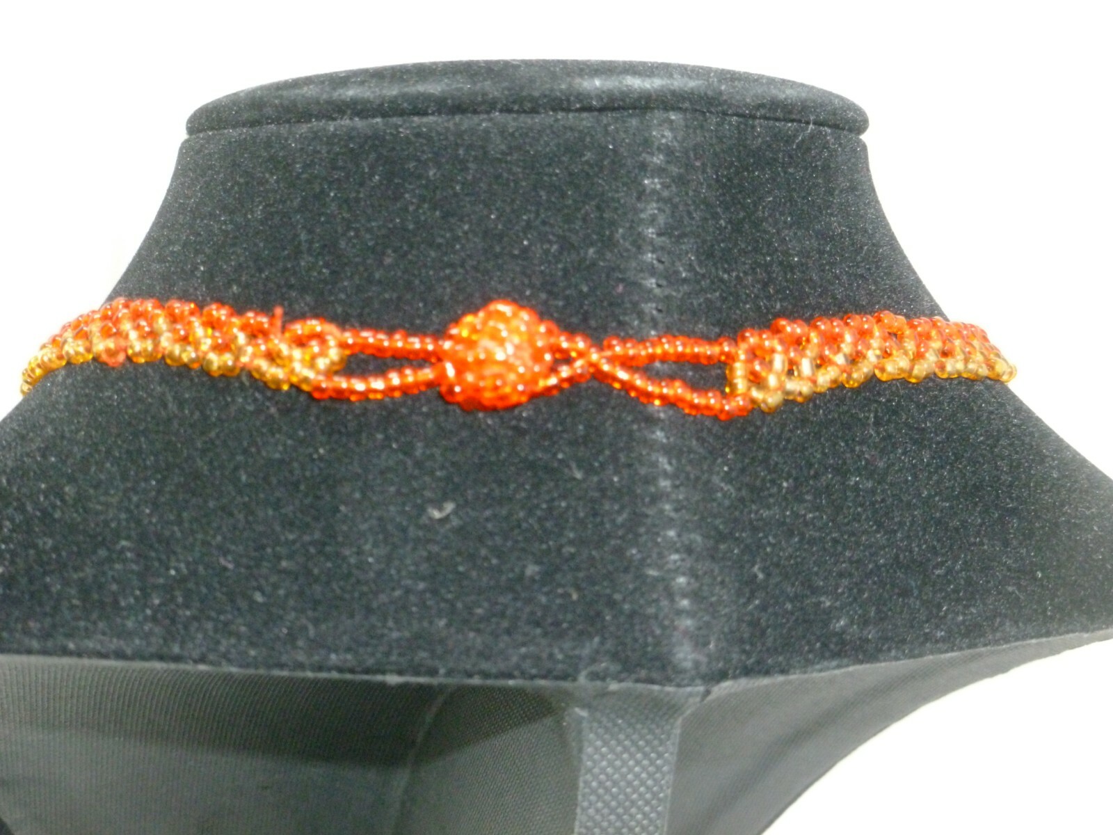 Nnp110 Pote mala Multi color glass beads hand work women Necklace ...