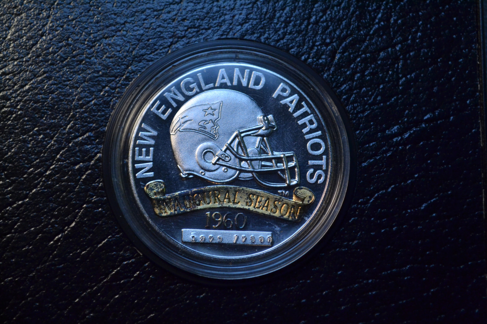 NFL 75TH ANNIVERSARY LIMITED EDITION OFFICIAL GAME COIN STERLING SILVER ...