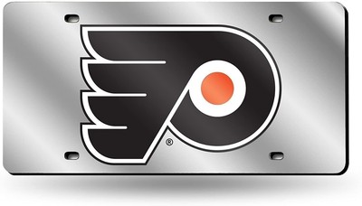 Philadelphia Flyers Premium Laser Cut Tag License Plate, Mirrored ...