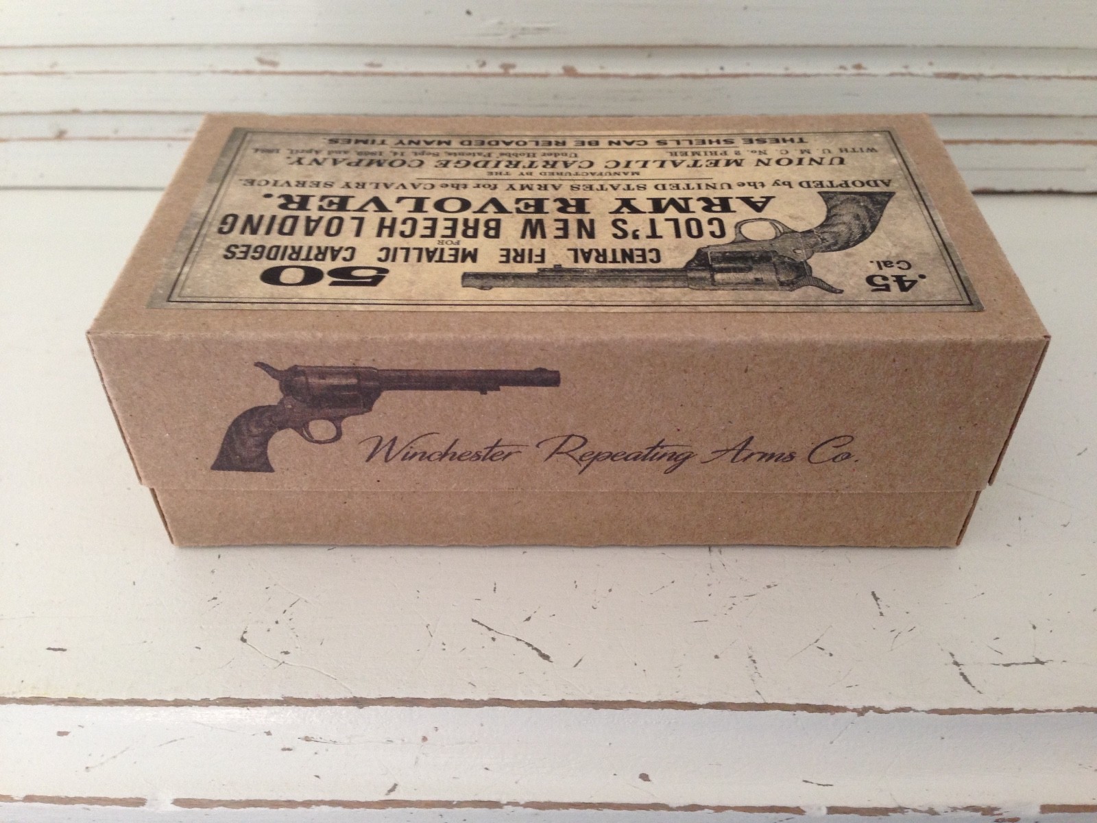 DECO 45 Long Colt Army Revolver Ammo box cartridges Old West Western | eBay