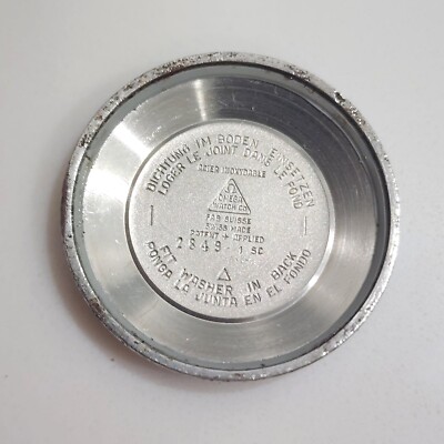 Vintage Omega Seamaster Case Back Only Stainless Steel 2849-1 SC 33.6mm ...
