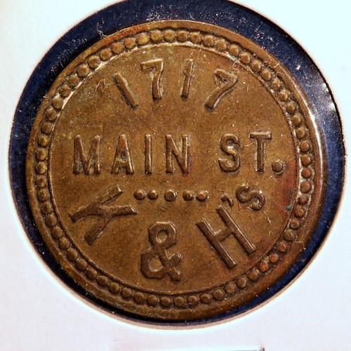 UNLISTED maverick trade token - K & H's, 1717 Main St., Good For 5¢ In ...
