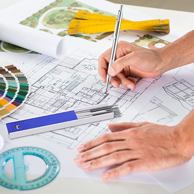 2.0mm Plotting Pencil Engineering Marking Sketching Mechanical Pencil ...