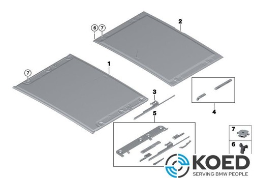 BMW Antriebskabel schwebehimmel 54107387012 | eBay