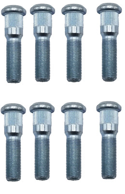 8x Drive in Wheel Studs, 9/16"-18 Dia, 2.5" Long, 0.69 spline Dia ...