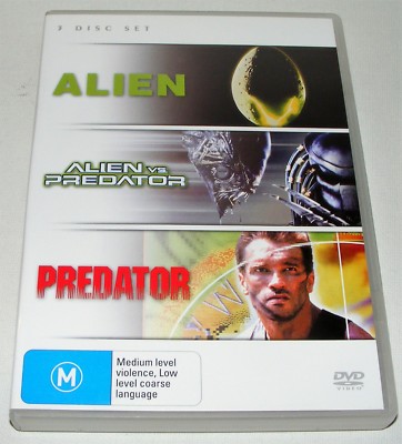 Alien / Alien vs Predator / Predator--- (DVD,3 Disc Set) | eBay Australia