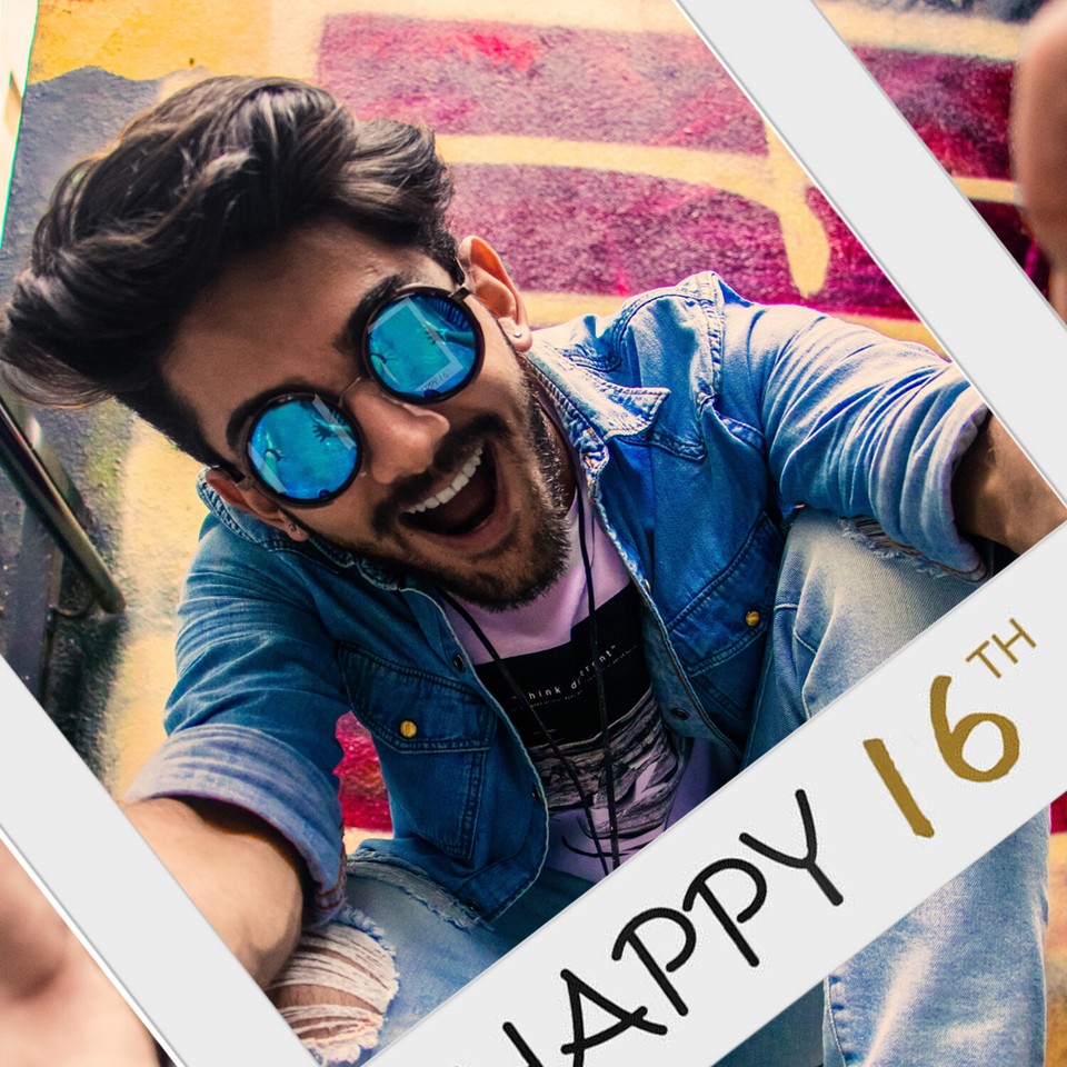 Photo Booth Selfie Frame Prop 48x68cm Frames Happy Birthday Wedding ...