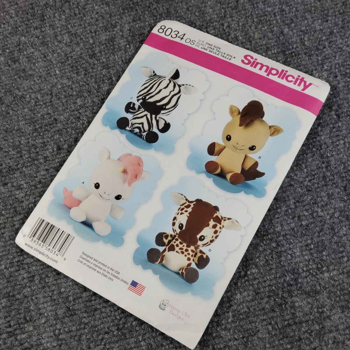 Zebra Sewing Pattern