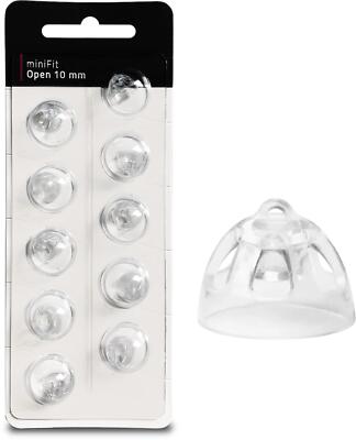 10x EWANTO 10 Blister miniFit Open 10mm Like Oticon Domes Dome Ex ...