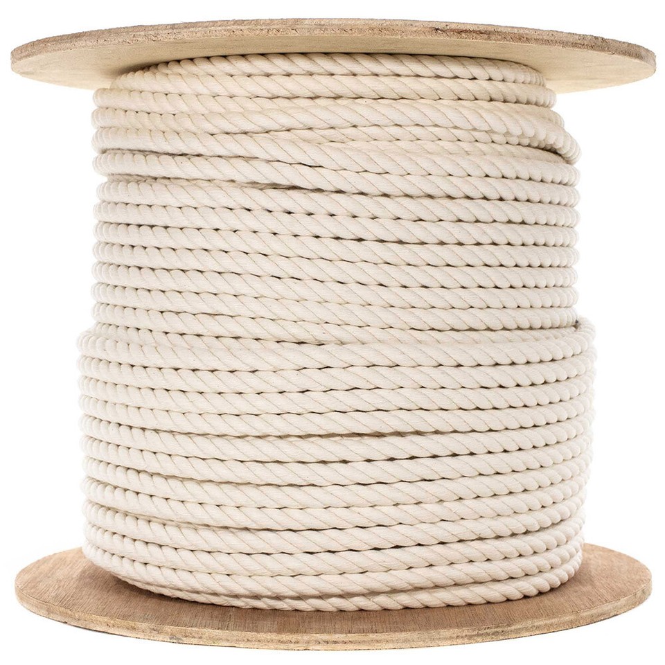 GOLBERG Premium 100% Natural Twisted Cotton Rope - Choose from Many ...