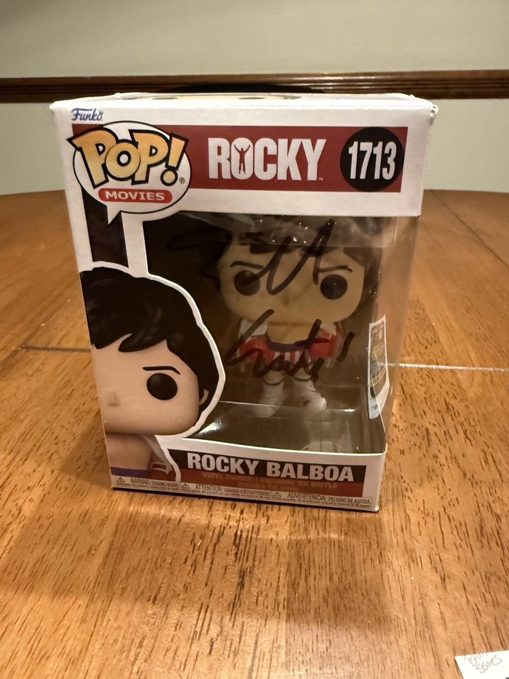 Bill Conti Signed Funko Pop! 1177 Pop Autograph Rocky Balboa Composer ...