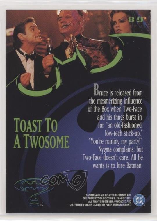 1995 Fleer Ultra Batman Forever Toast to a Twosome #89 0q0m | eBay