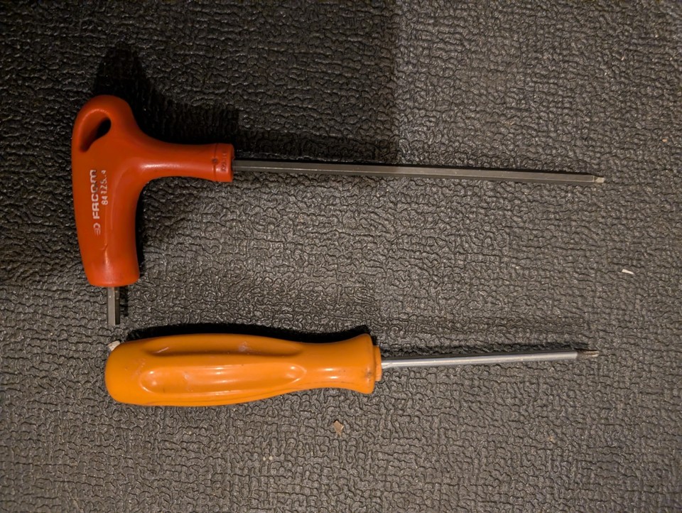 Joblot of old tools, Kamasa, Sykes, Facom etc, Allen keys,hex, spanners ...