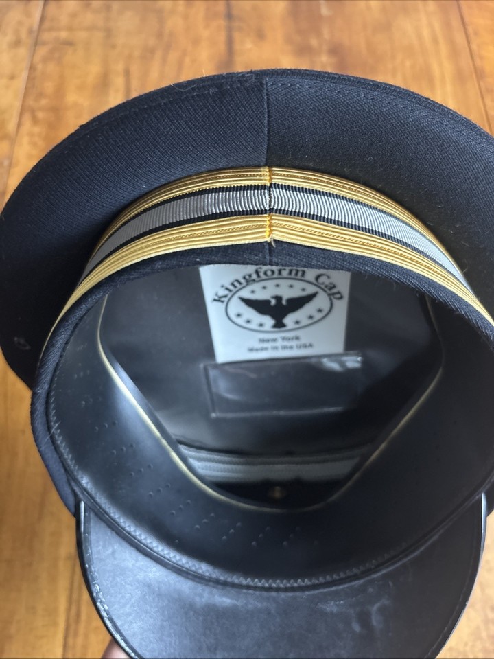 ASU-ARMY SERVICE UNIFORM DRESS CAP HAT OFFICER Size 7 1/8 KINGFORM | eBay