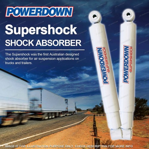 Front POWERDOWN SUPERSHOCK Shocks for MERCEDES BENZ Actross 005 323 ...