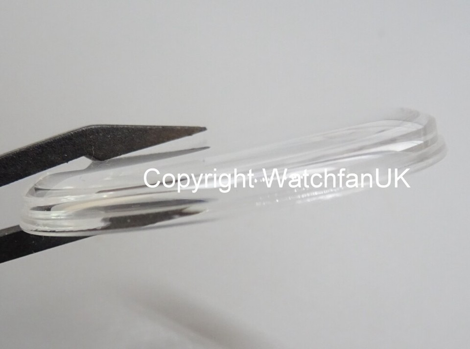 Watch Glass Acrylic Crystal - High Domed Stepped - Dia range 17 mm to ...