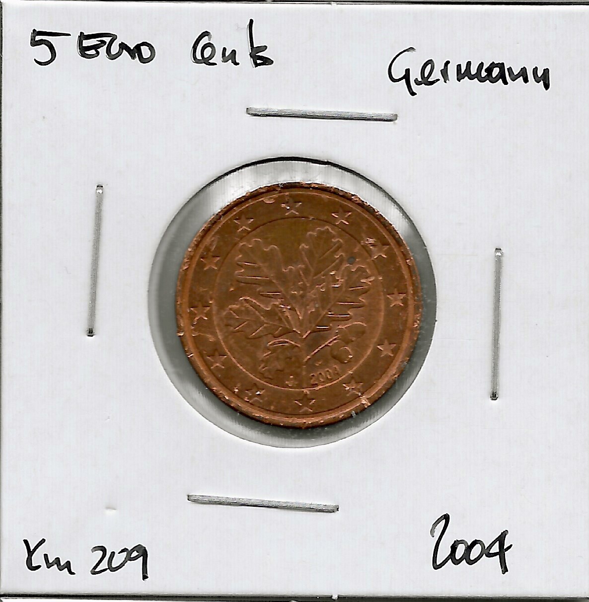 World Coins - Germany 5 Euro Cents 2004 Coin KM# 209 | eBay