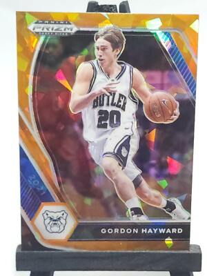 GORDON HAYWARD 2021 PANINI PRIZM DRAFT PICKS ORANGE ICE SP #99 BUTLER ...