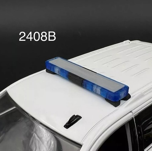 1/24 25 27 LED Ready Whelen Edge Lightbar Blue Highway Patrol State ...