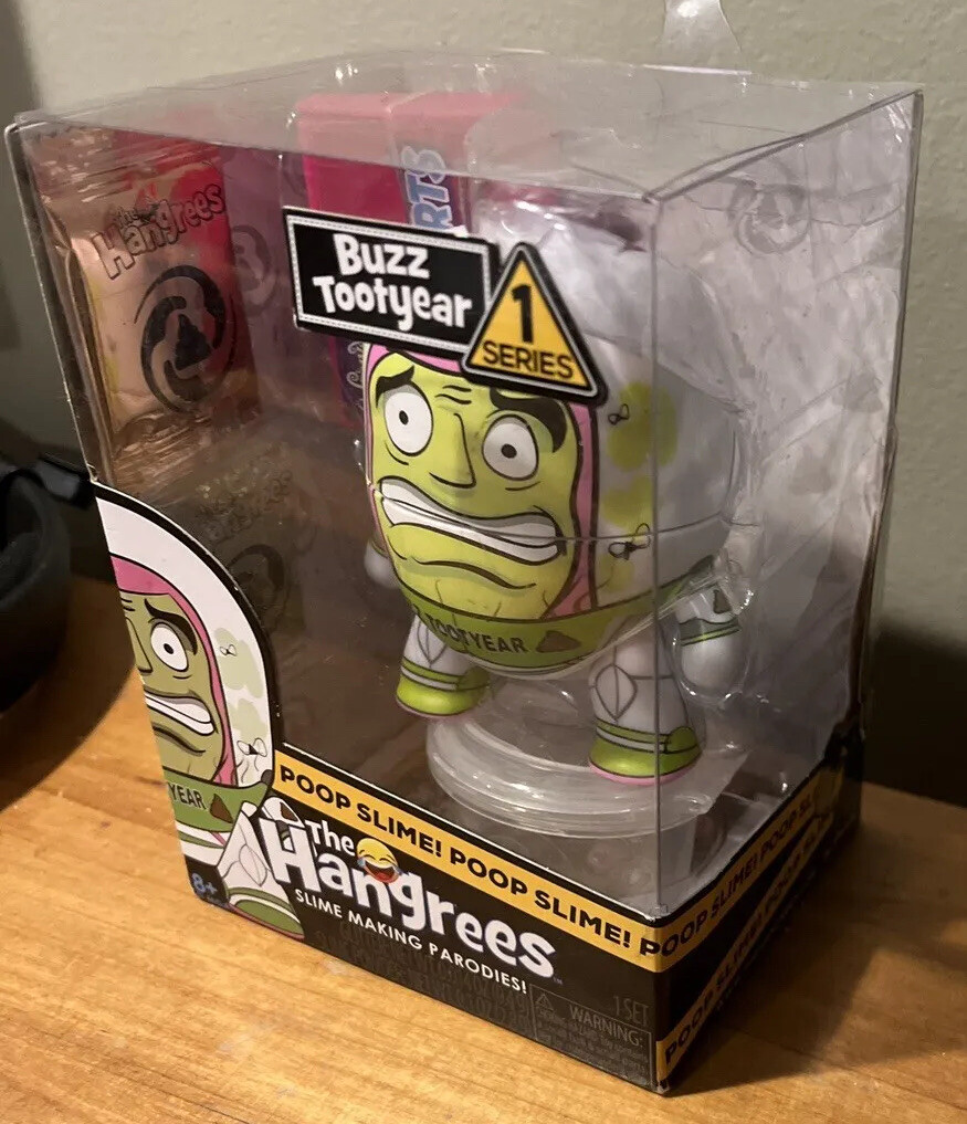 2 The Hangrees Buzz Tootyear & DJ Fartmellow Slime Making Figure Series ...