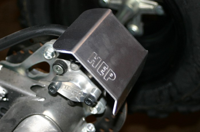 Suzuki LTZ 400 KFX 400 DVX HEPATV aluminum rear caliper guard new!! | eBay