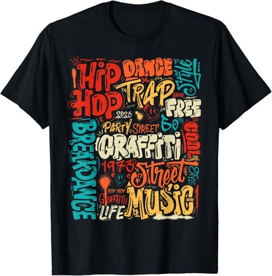 50 Years Old 50th Anniversary Of Hip Hop Graffiti Hip Hop Gift Unisex T ...
