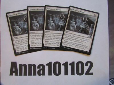 Ephemeral Shields x4 4x, M15 White MTG | eBay