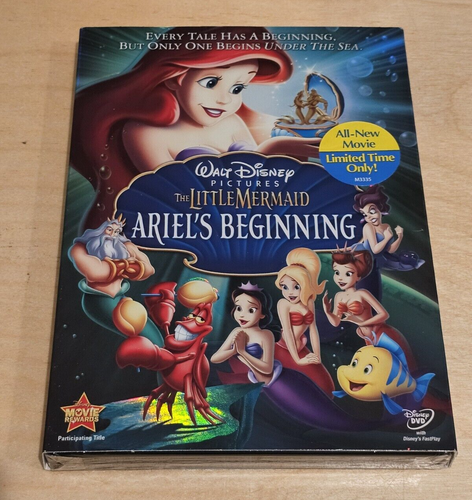 Walt Disney - The Little Mermaid: Ariel's Beginning DVD - Brand New W ...
