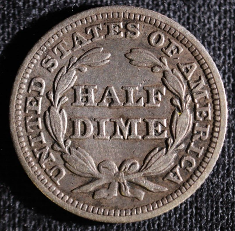1851 Seated Liberty Silver Half Dime High Grade Old US Coin | eBay