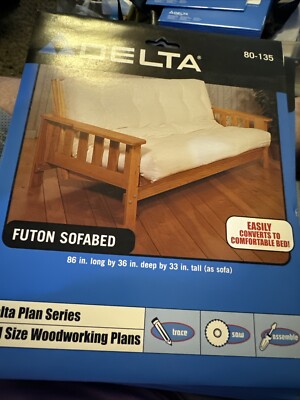 Delta Woodworking Plans- FUTON SOFABED (New) FULL SIZE WOODWORKING PLAN ...