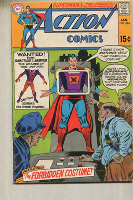 Action Comics -Superman #384 VG/FN The Forbidden Costume DC Comics D1 ...