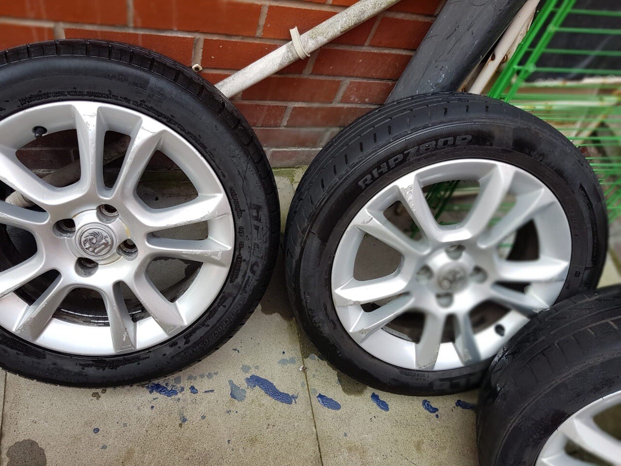 VAUXHALL CORSA D 06-14 15 INCH SET OF 4 10 SPOKE ALLOY WHEELS 13211899 ...