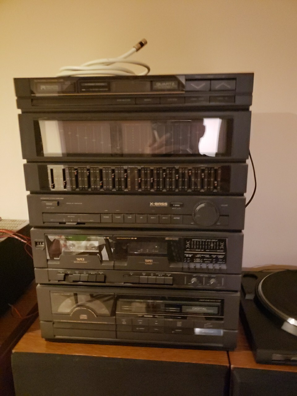 Sharp Stereo System - Sharp System-7700CD - Complete Set W/speakers | eBay