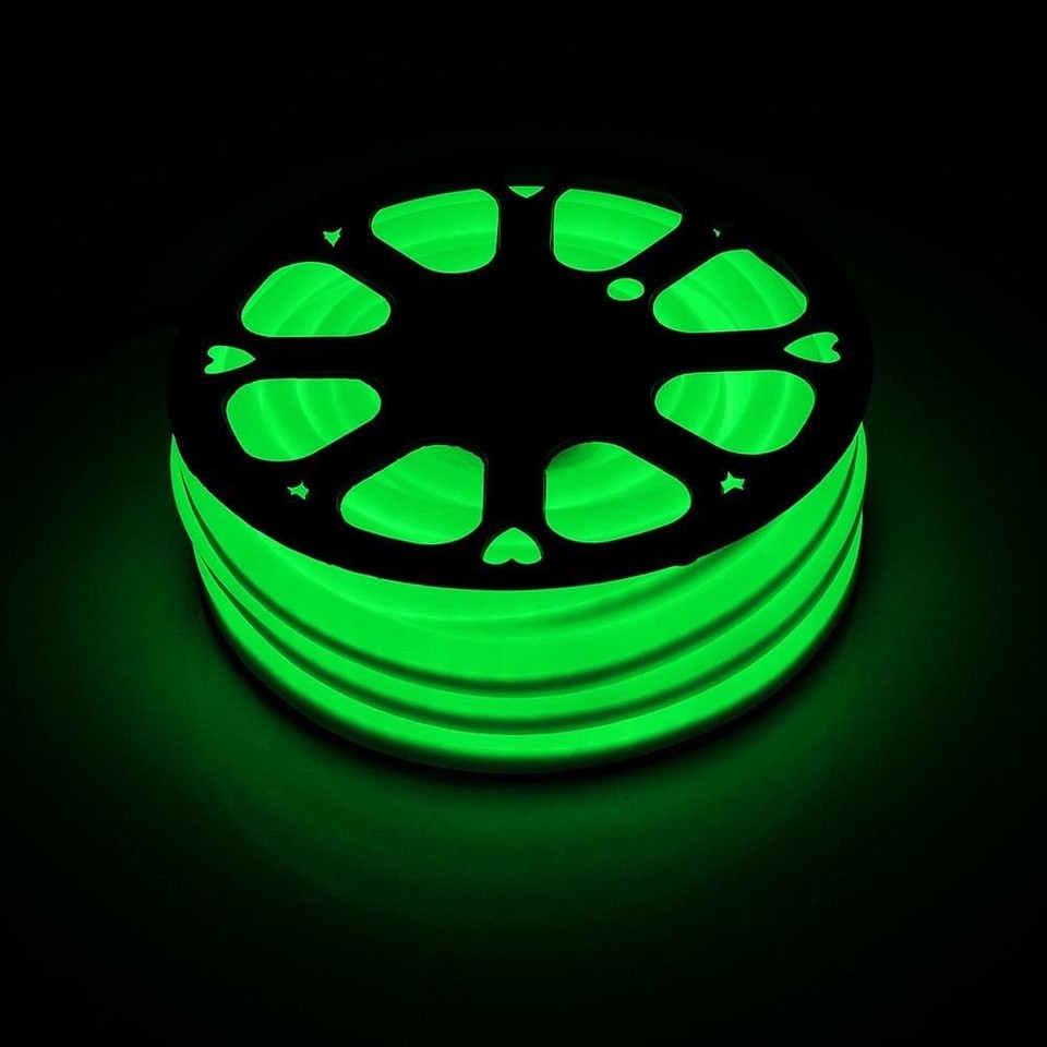 110V LED Neon Rope Light Strip Commercial Sign Building Garden Decor ...