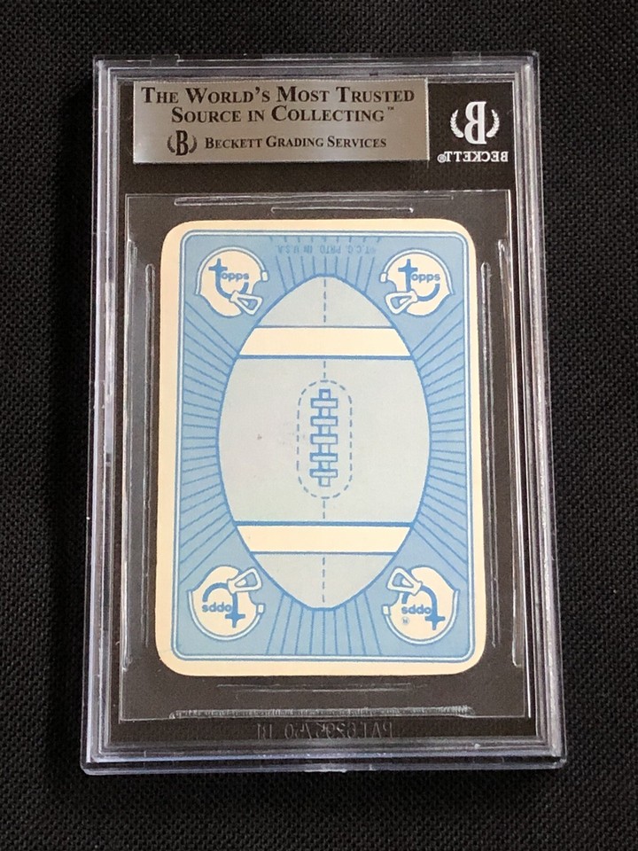 ANDY RUSSELL 1971 TOPPS GAME INSERTS SIGNED AUTOGRAPH CARD STEELERS ...