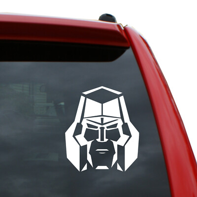 Transformers / Megatron Vinyl Decal | Color: White | 5" tall | eBay