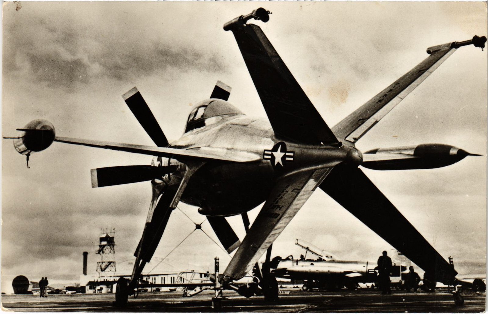 PC AVIATION AIRCARFT LOCKHEED XFV-1 U.S.A. REAL PHOTO (a42168) | eBay