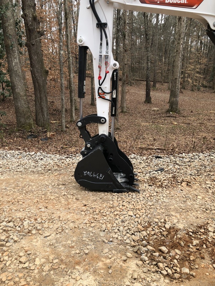 HD 1" BOBCAT E42 E45 E50 HYDRAULIC MINI EXCAVATOR PIN ON GRAPPLE CLAMP ...
