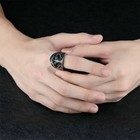 925 Sterling Silver New Fashion Biker Skull Wedding Engagement Ring ...