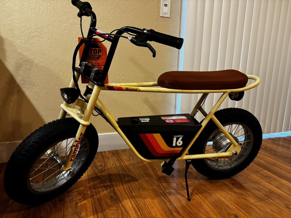 Razor Rambler 16 Electric Power Mini Bike. Will Trade For Stand Up ...