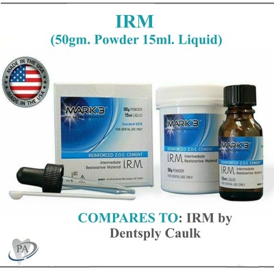 Dental IRM ZOE Cement IRM Cement Restorative 50g Powder 15mL Liquid ...