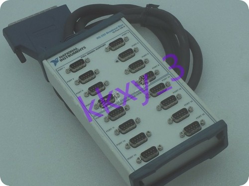 1 PCS NI 16-PORT SERIAL BREAKOUT BOX 186936C-01 junction box tested #E5 ...