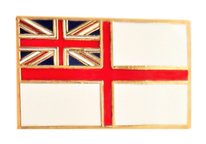 Royal Navy RN White Ensign Flag Pin Badge - MOD Approved | eBay