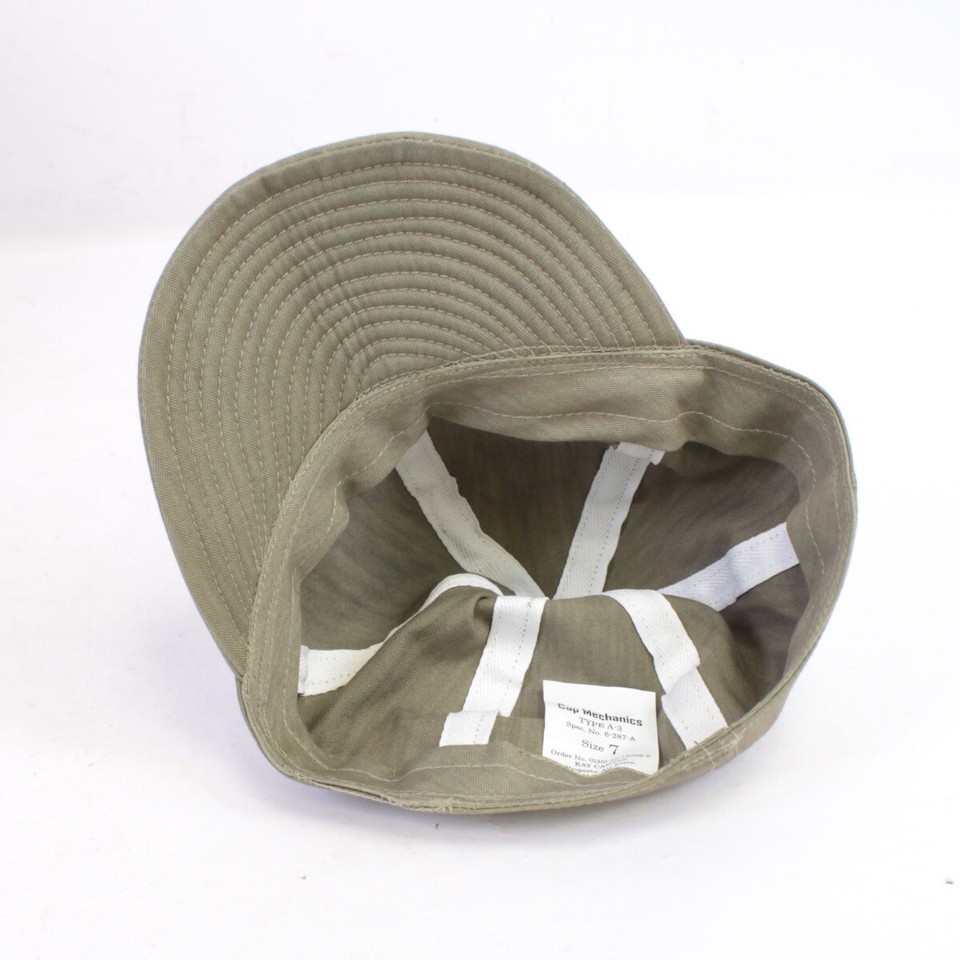 Replica USAAF A3 Cap WW2 Air Force Mechanics A3 HBT Hat By Kay Canvas ...