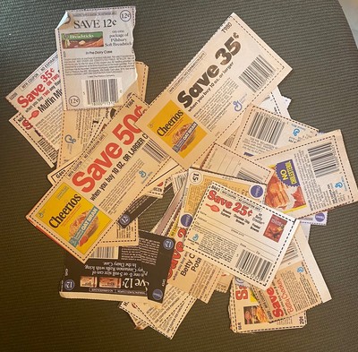 Vintage Lot of 50 Grocery Coupons NO EXPIRATION DATE Ephemera Food ...